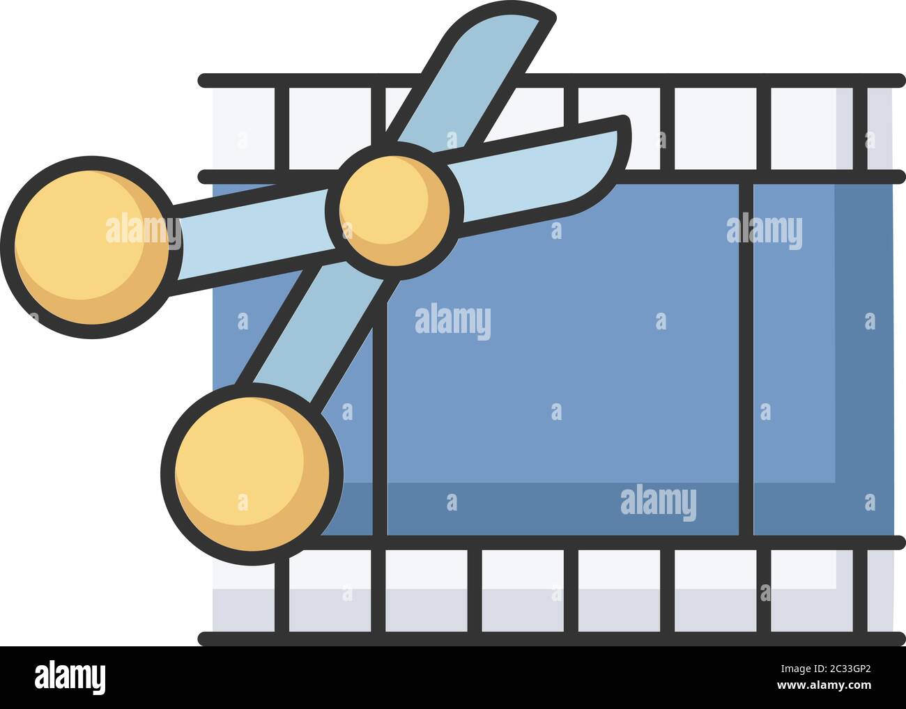 Film edit RGB color icon Stock Vector Image & Art - Alamy