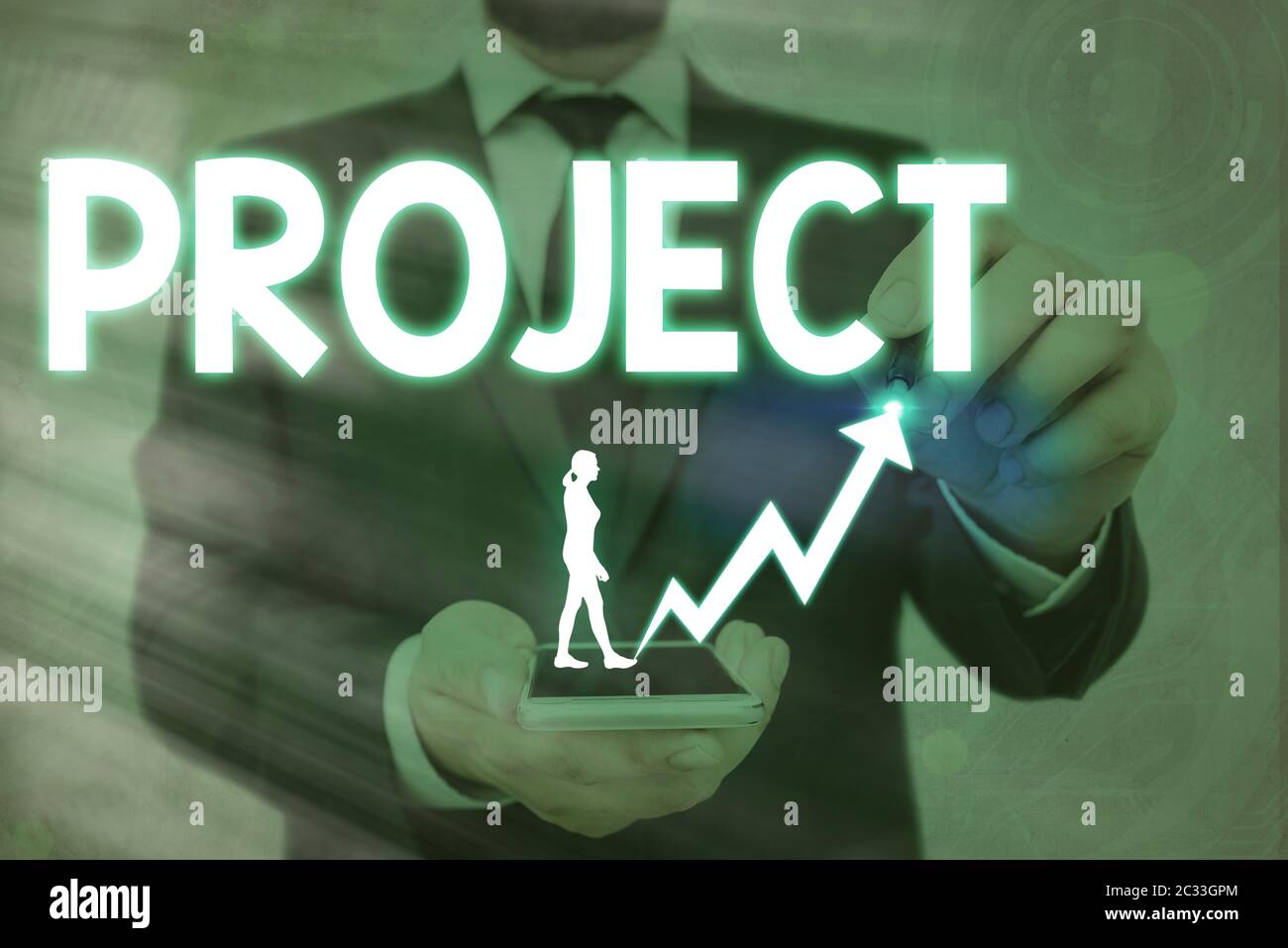 Handwriting text writing Project. Conceptual photo collaborative ...