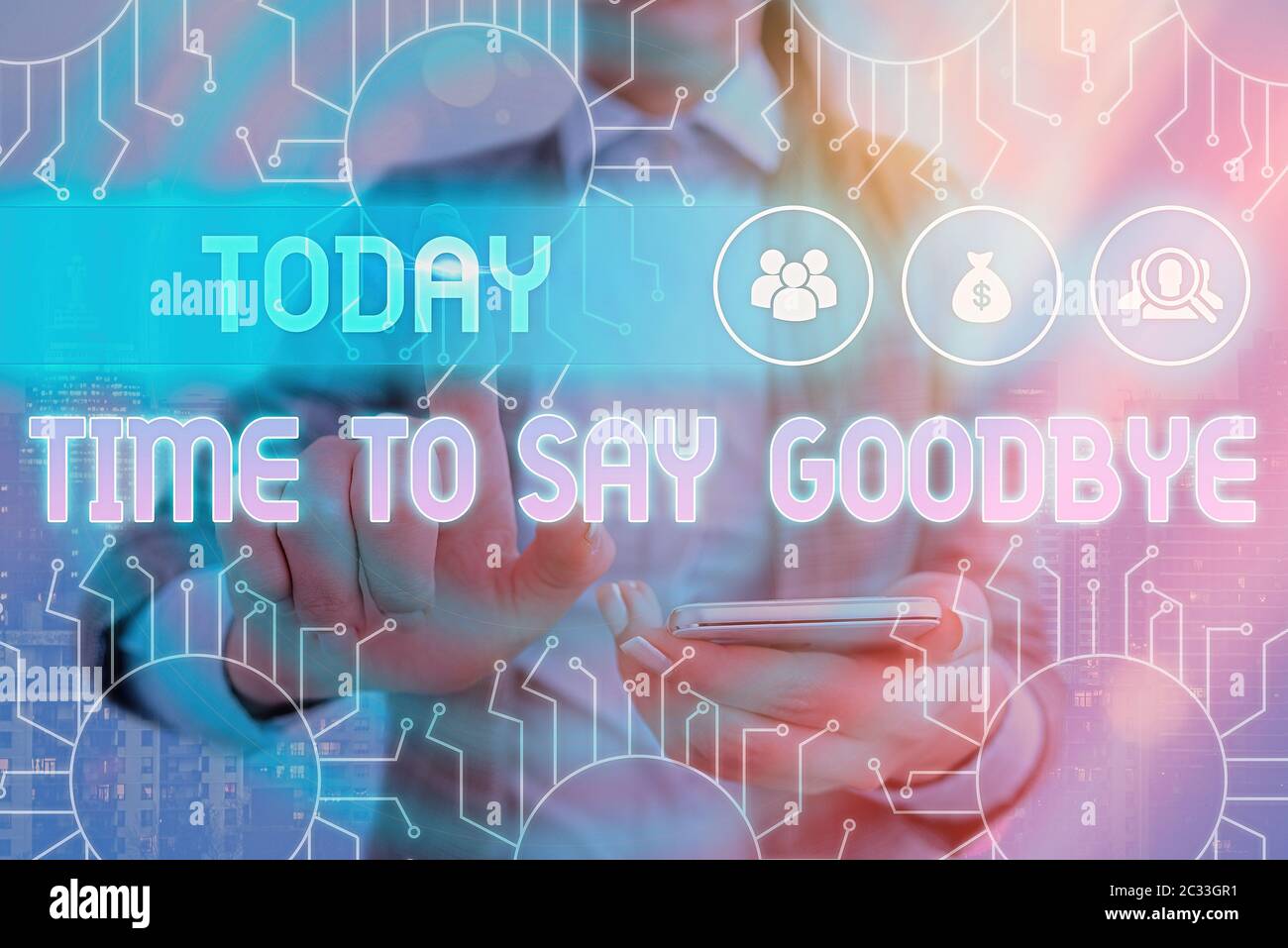 Handwriting text writing Time To Say Goodbye. Conceptual photo Farewell ...