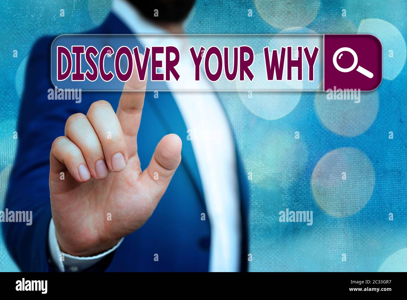 Handwriting text writing Discover Your Why. Conceptual photo knowing ...