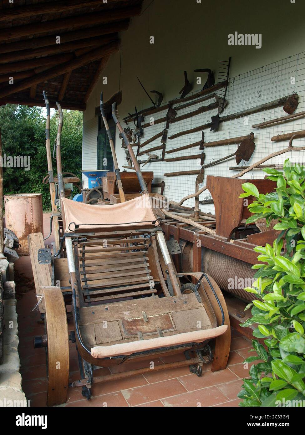 old agricultural tools Stock Photo - Alamy