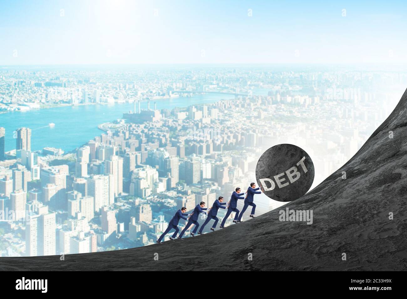 Concept of debt and loan Stock Photo - Alamy