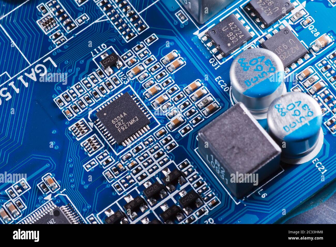 Computer circuit board Stock Photo - Alamy