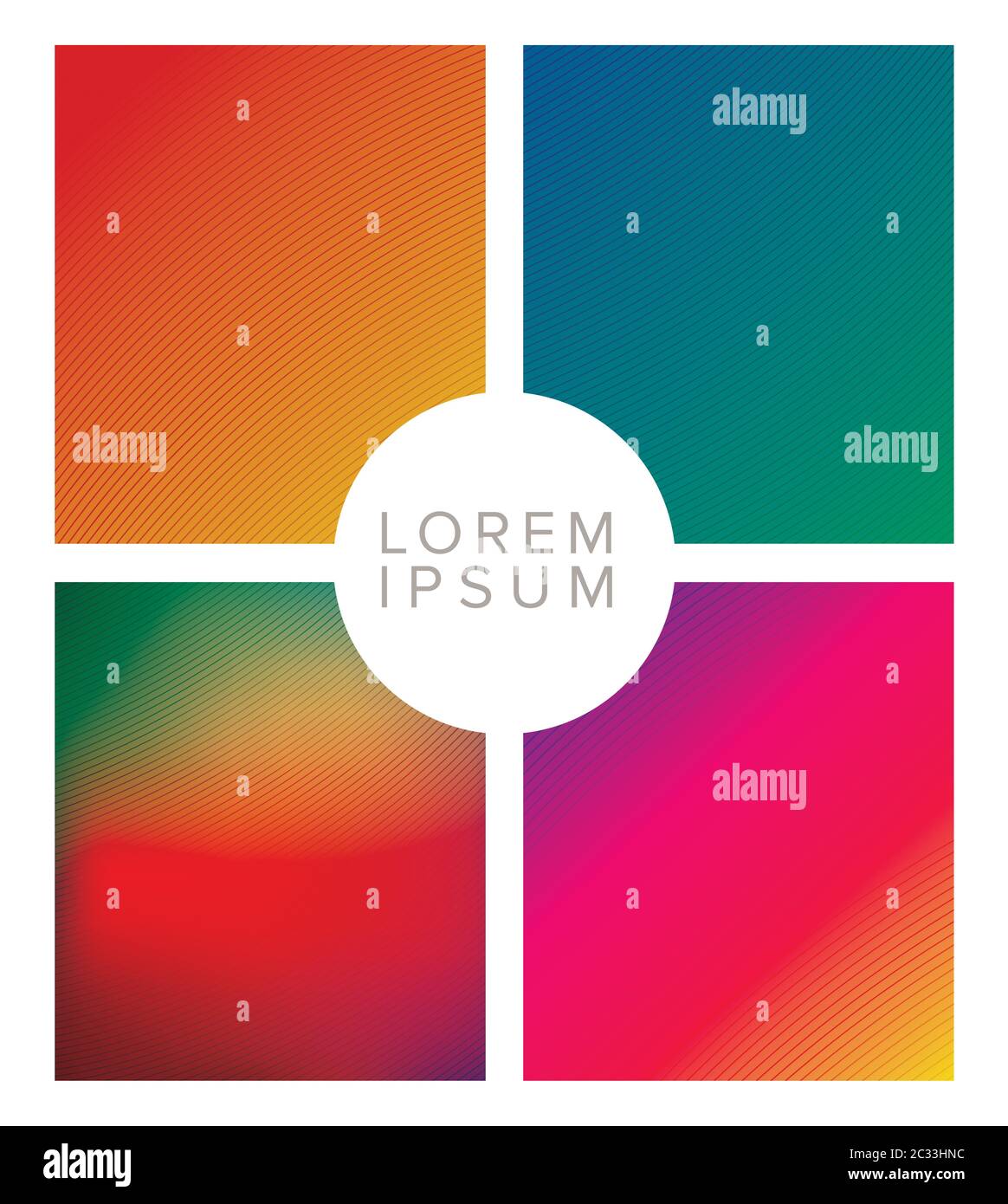 Colorful Gradient Backgrounds Frames With Circle Place For Text Abstract Texture Art And