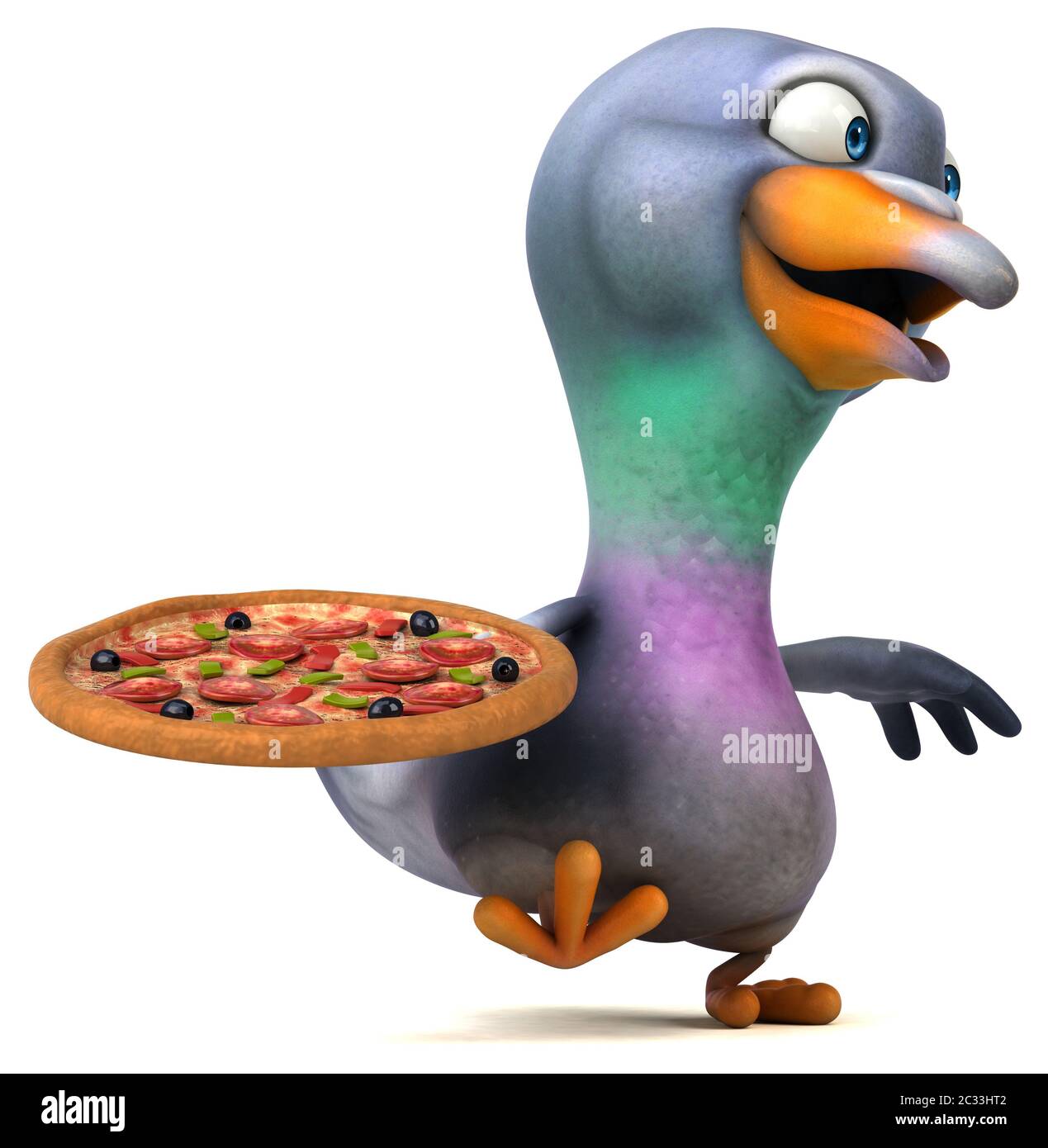 Pigeon with pizza hi-res stock photography and images - Alamy