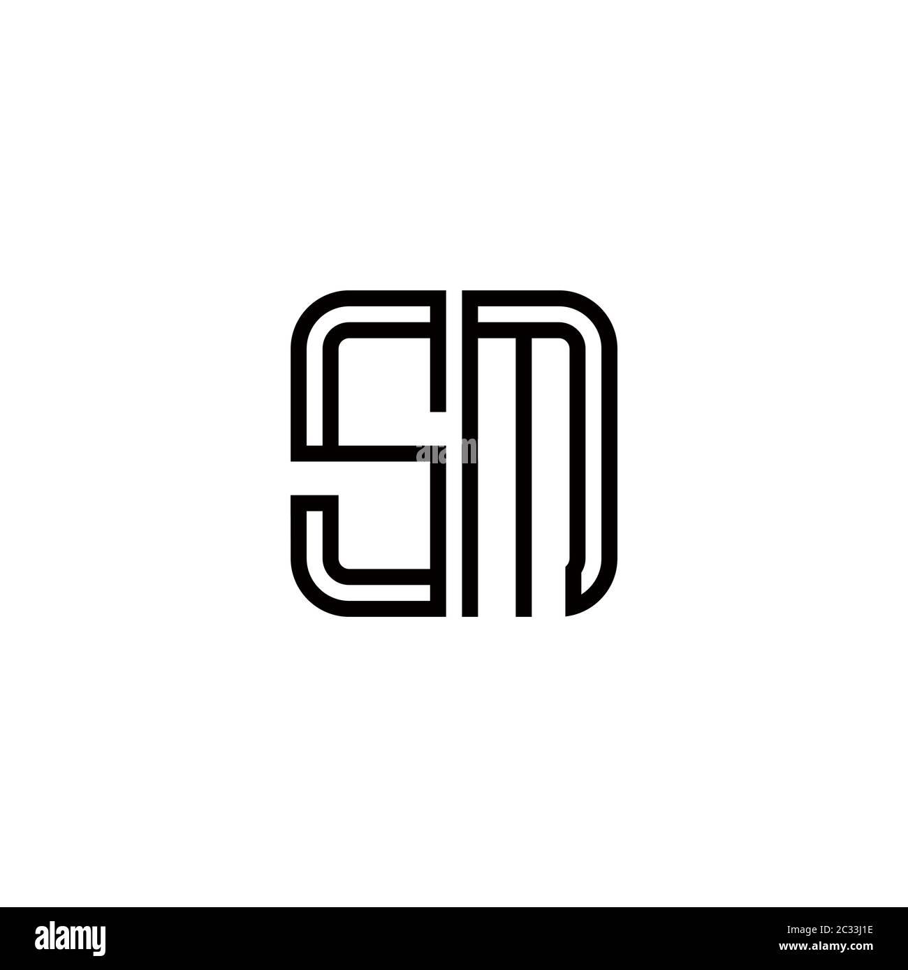 Sm Logo Vector Vectors High Resolution Stock Photography and Images - Alamy