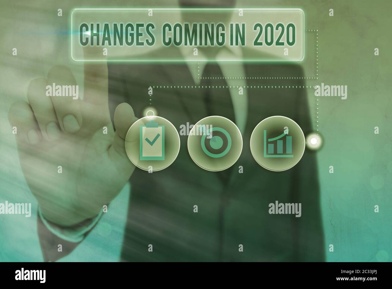 Writing note showing Changes Coming In 2020. Business concept for New ...