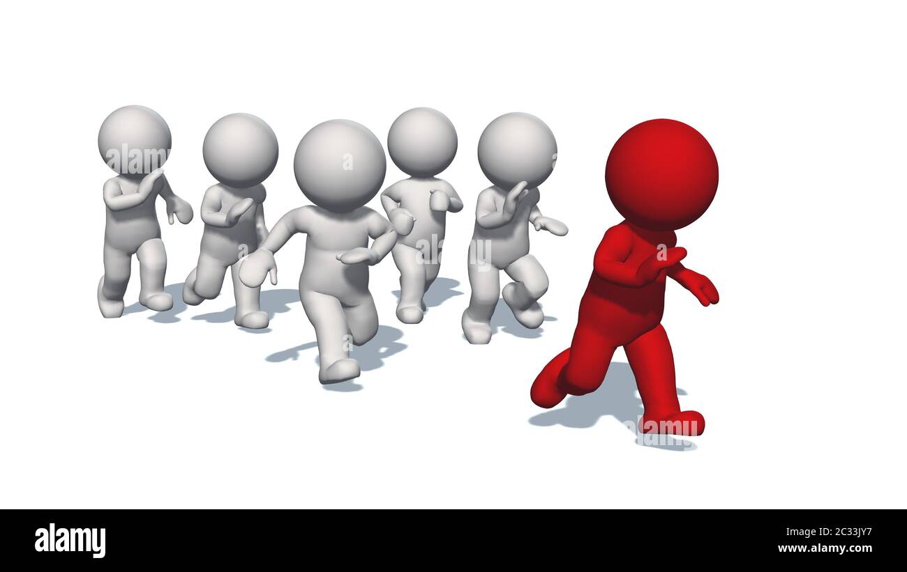 Abstract figure running hi-res stock photography and images - Alamy