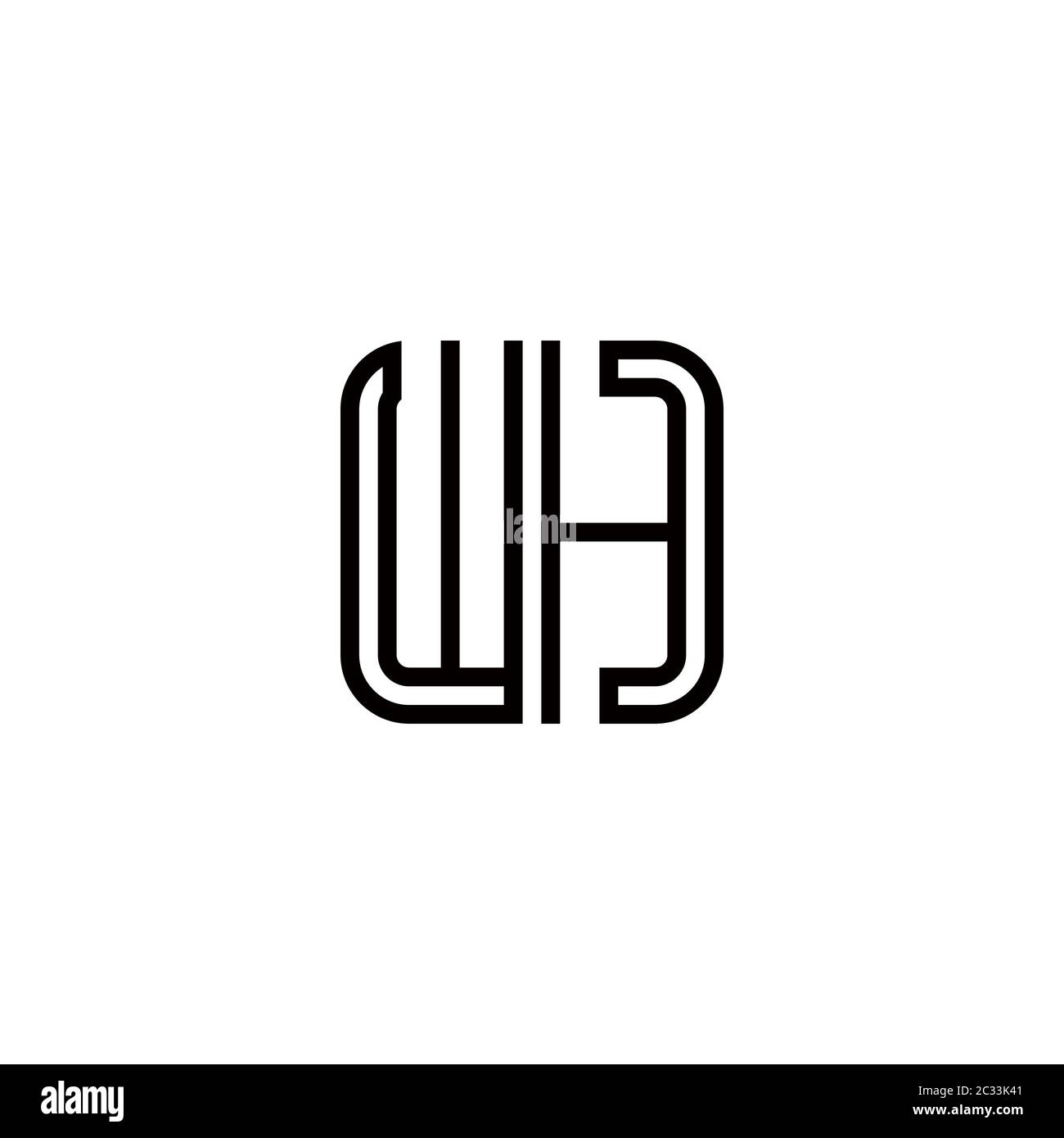 Wh brand logo hi-res stock photography and images - Alamy