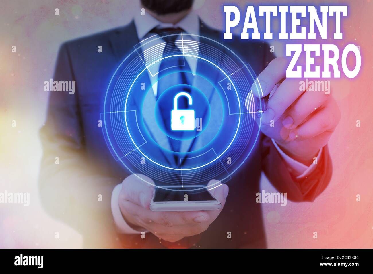 Handwriting text Patient Zero. Conceptual photo primary disease carrier ...