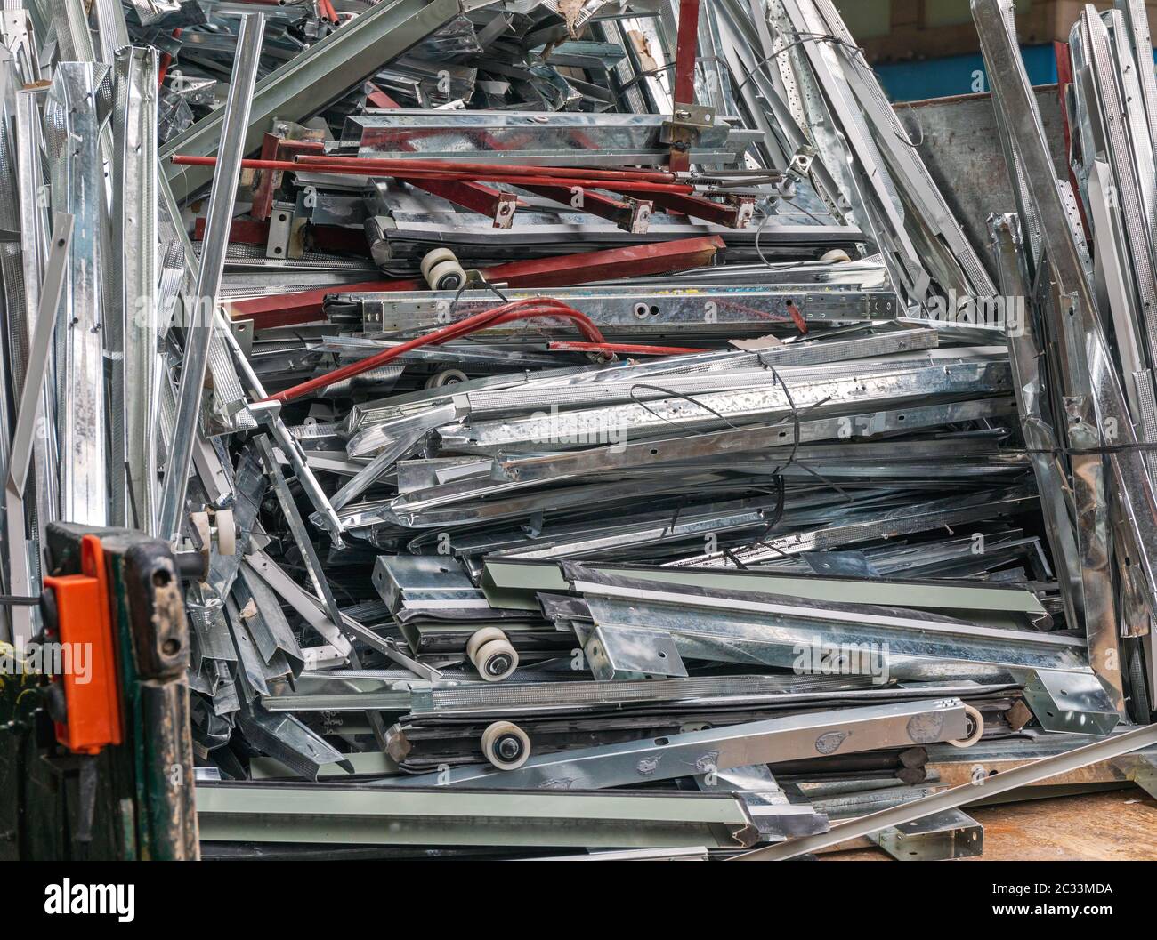 Scrap Metal for Recycling at Truck Shipping Stock Photo - Alamy