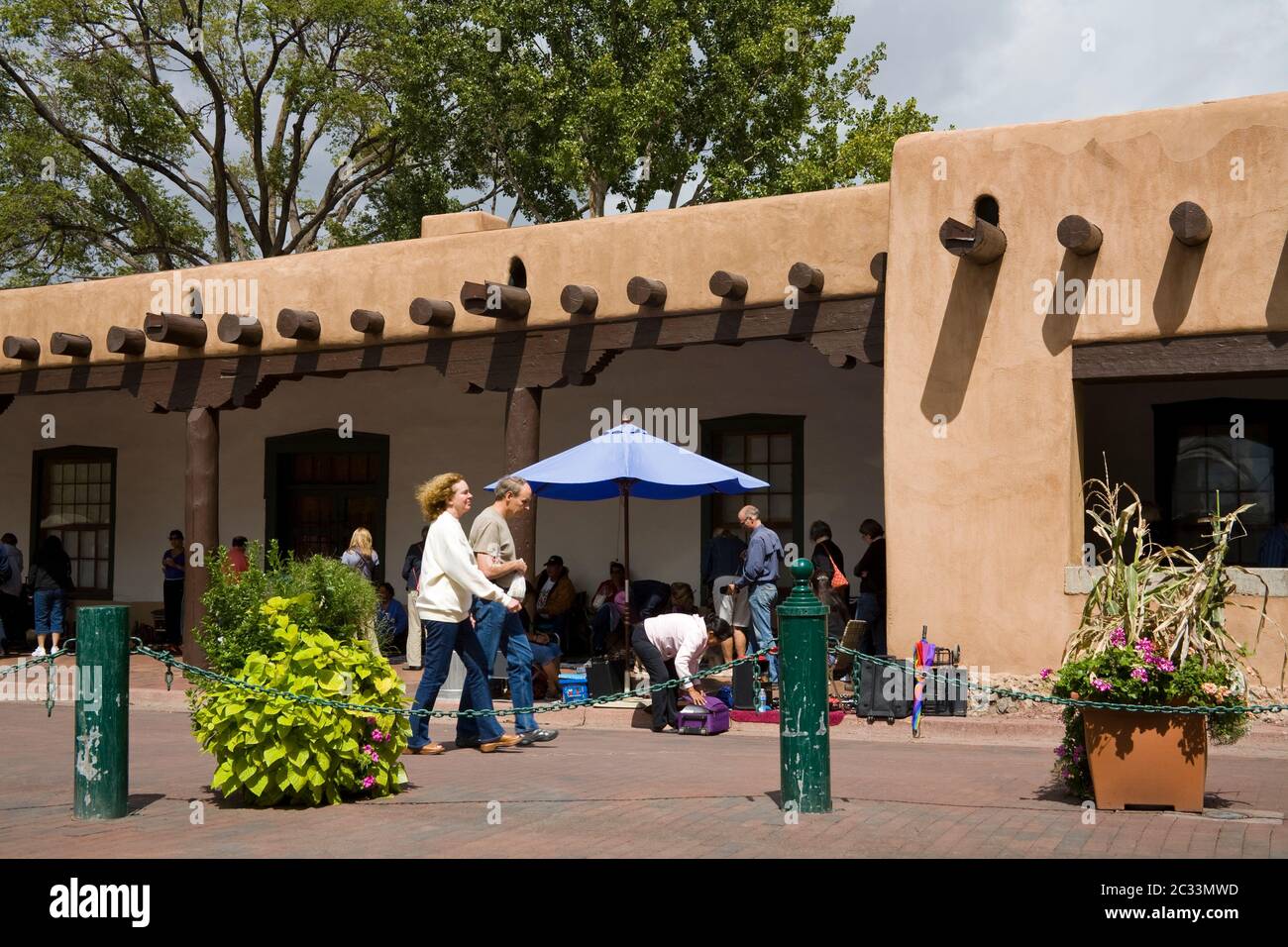 Palace of the Governors,Santa Fe,New Mexico,USA Stock Photo - Alamy