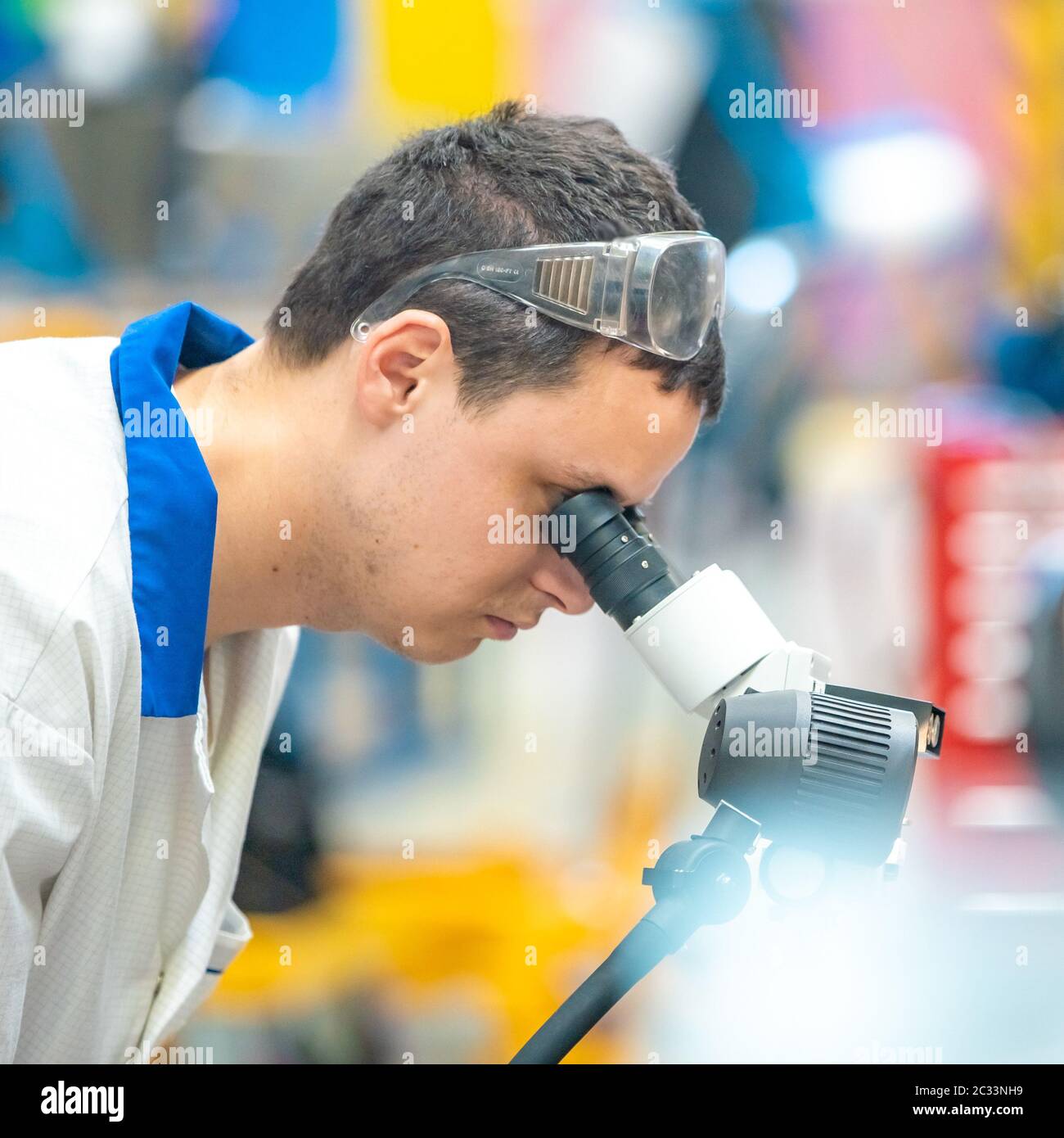 microscope control of manufacturing processes. Production in the ...
