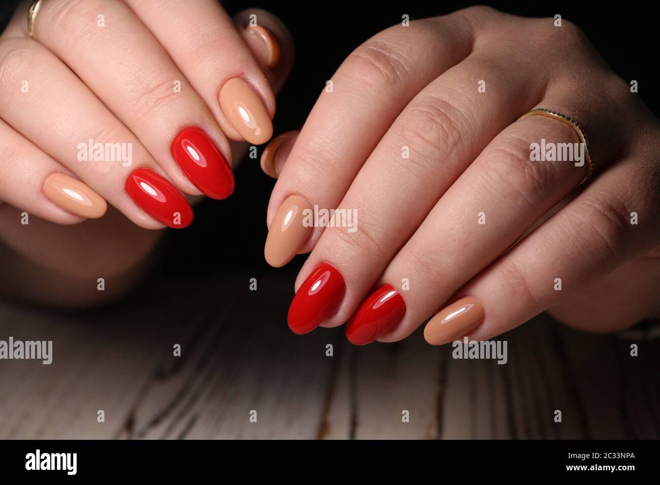 The beauty of the natural nails. Perfect Stock Photo - Alamy