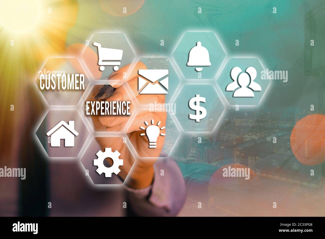 Word writing text Customer Experience. Business photo showcasing phrase ...