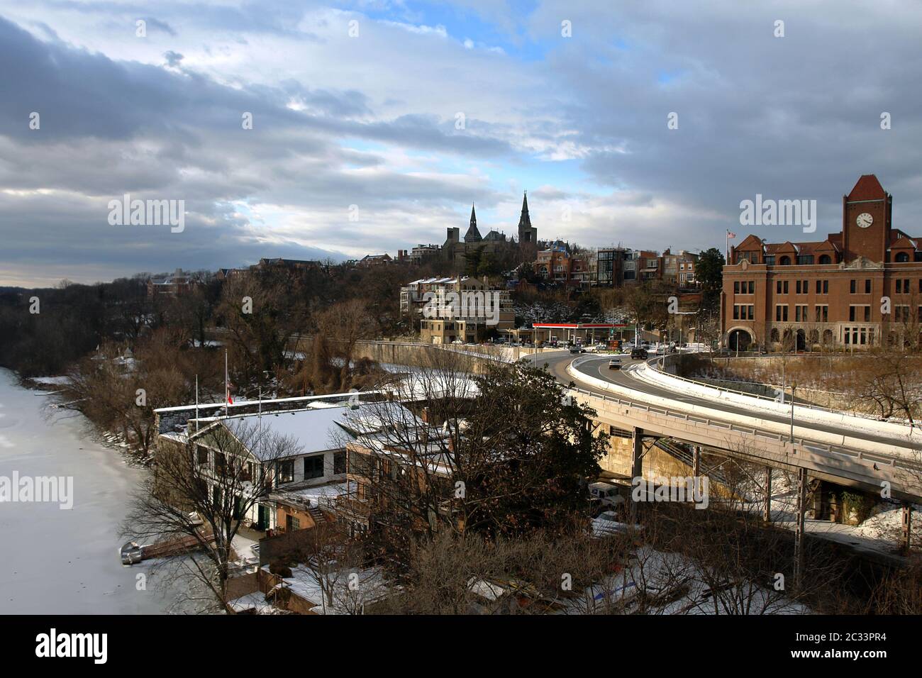 Winter in Washington DC Stock Photo - Alamy