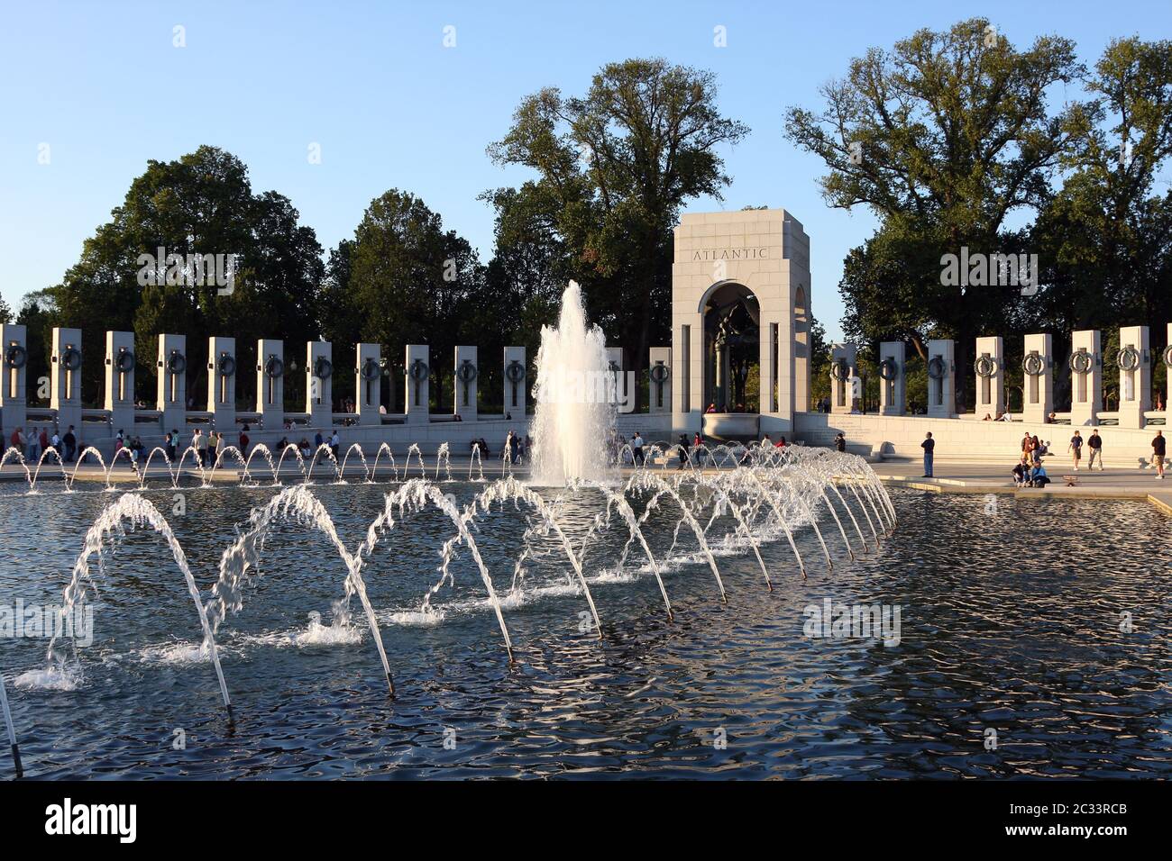 WWII Memorial in Washington DC Stock Photo - Alamy