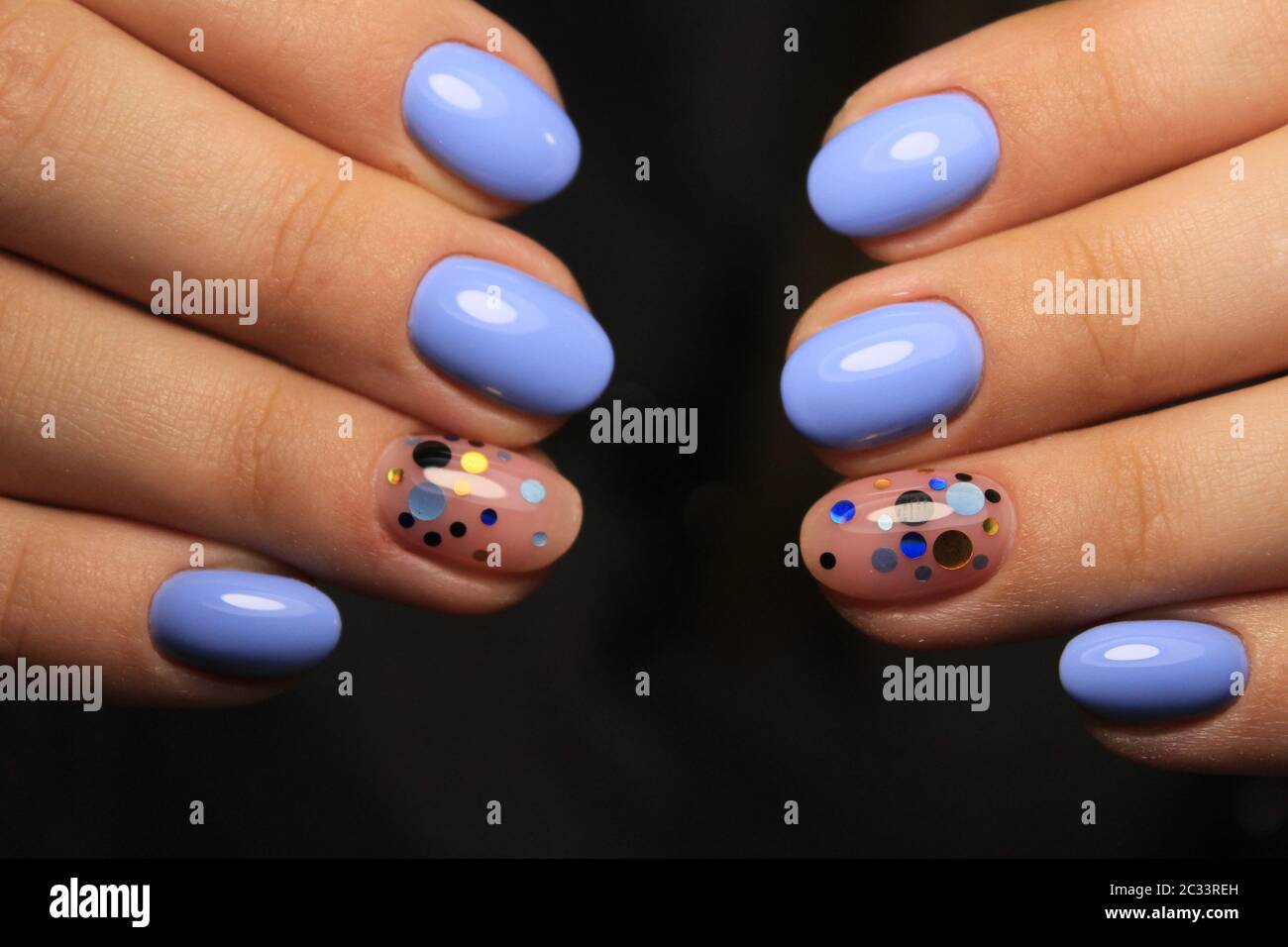 The refined beautiful female fingers Stock Photo - Alamy