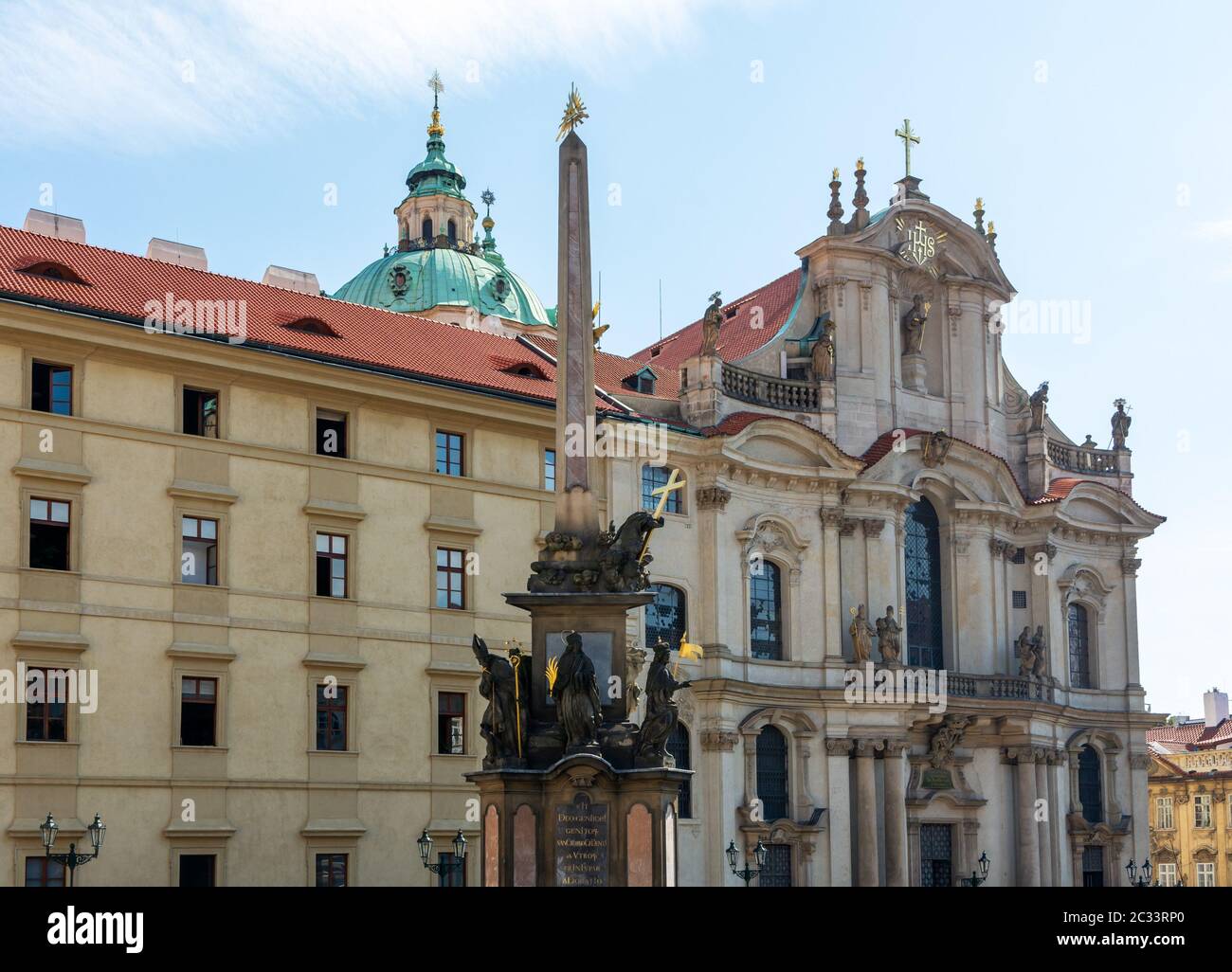 Baroque St. Nicholas Church (Mala Strana) in Prague Stock Photo - Alamy