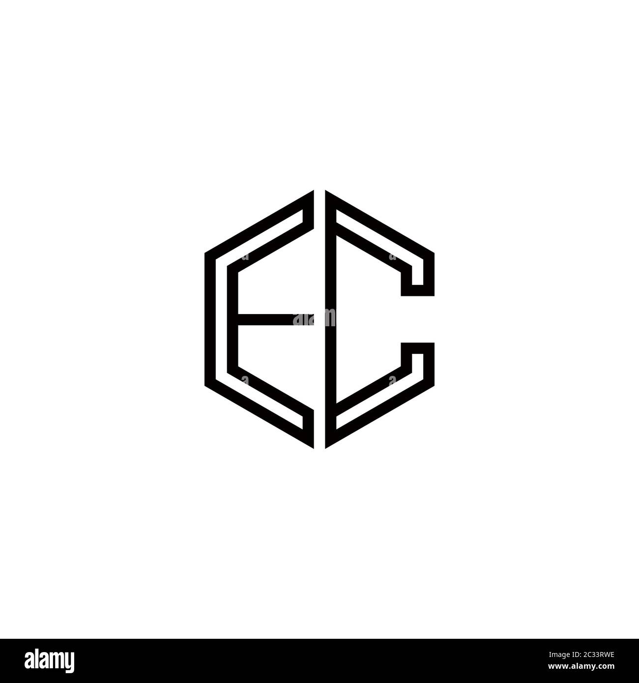 Ec logo vector vectors hi-res stock photography and images - Alamy