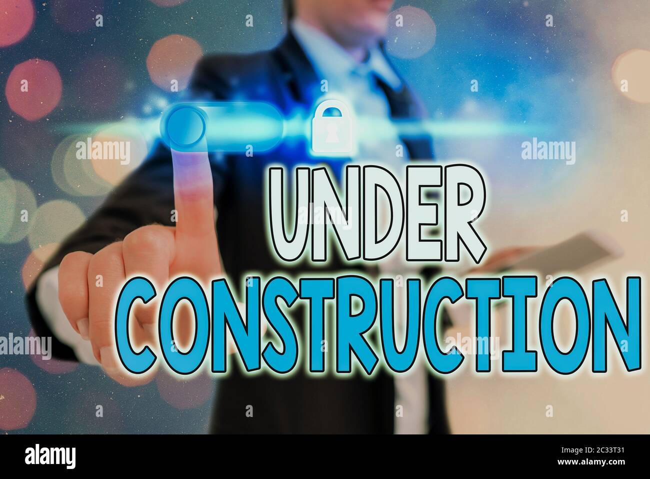 Conceptual hand writing showing Under Construction. Concept meaning ...