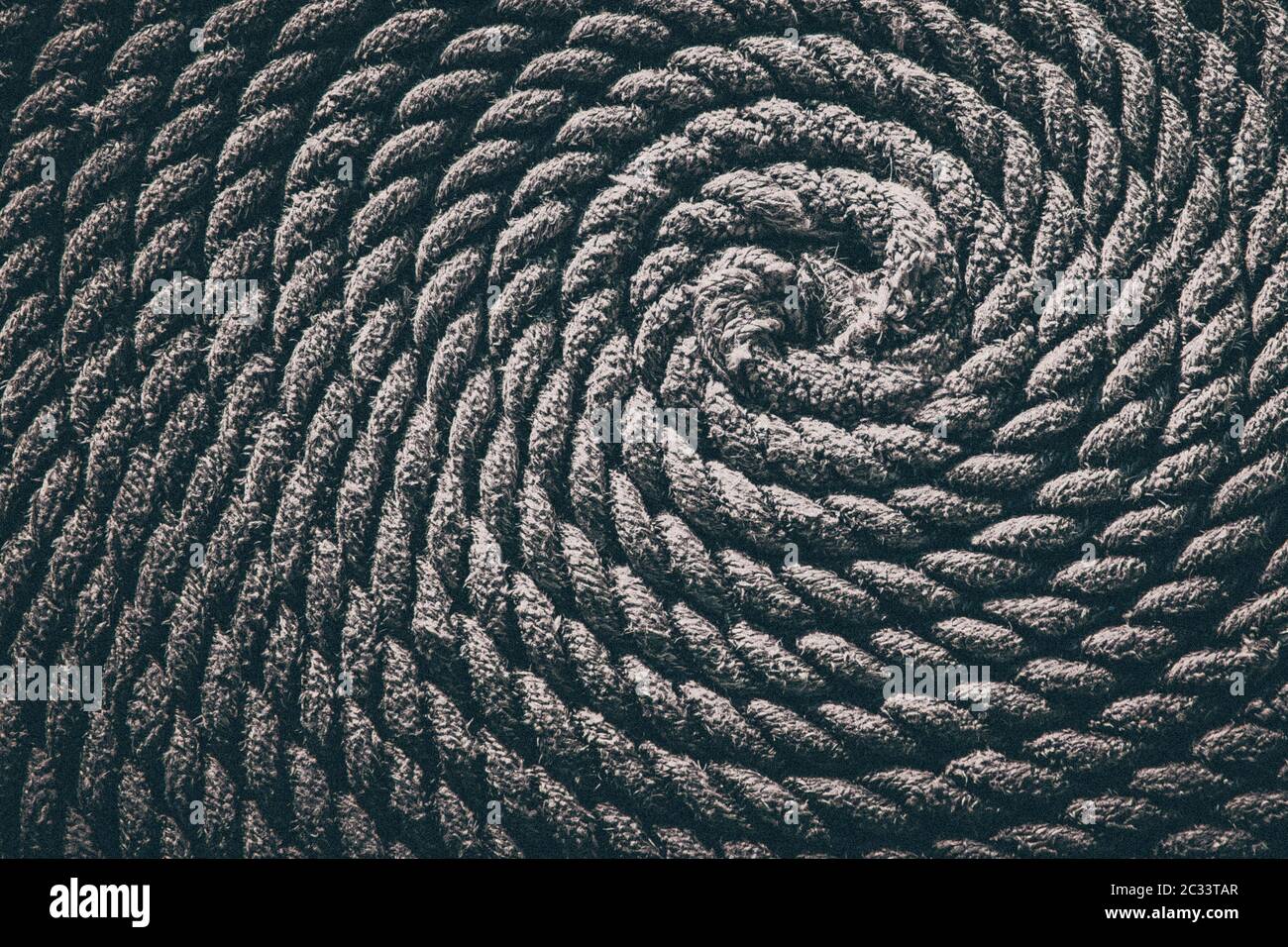 Rope in a spiral hi-res stock photography and images - Alamy