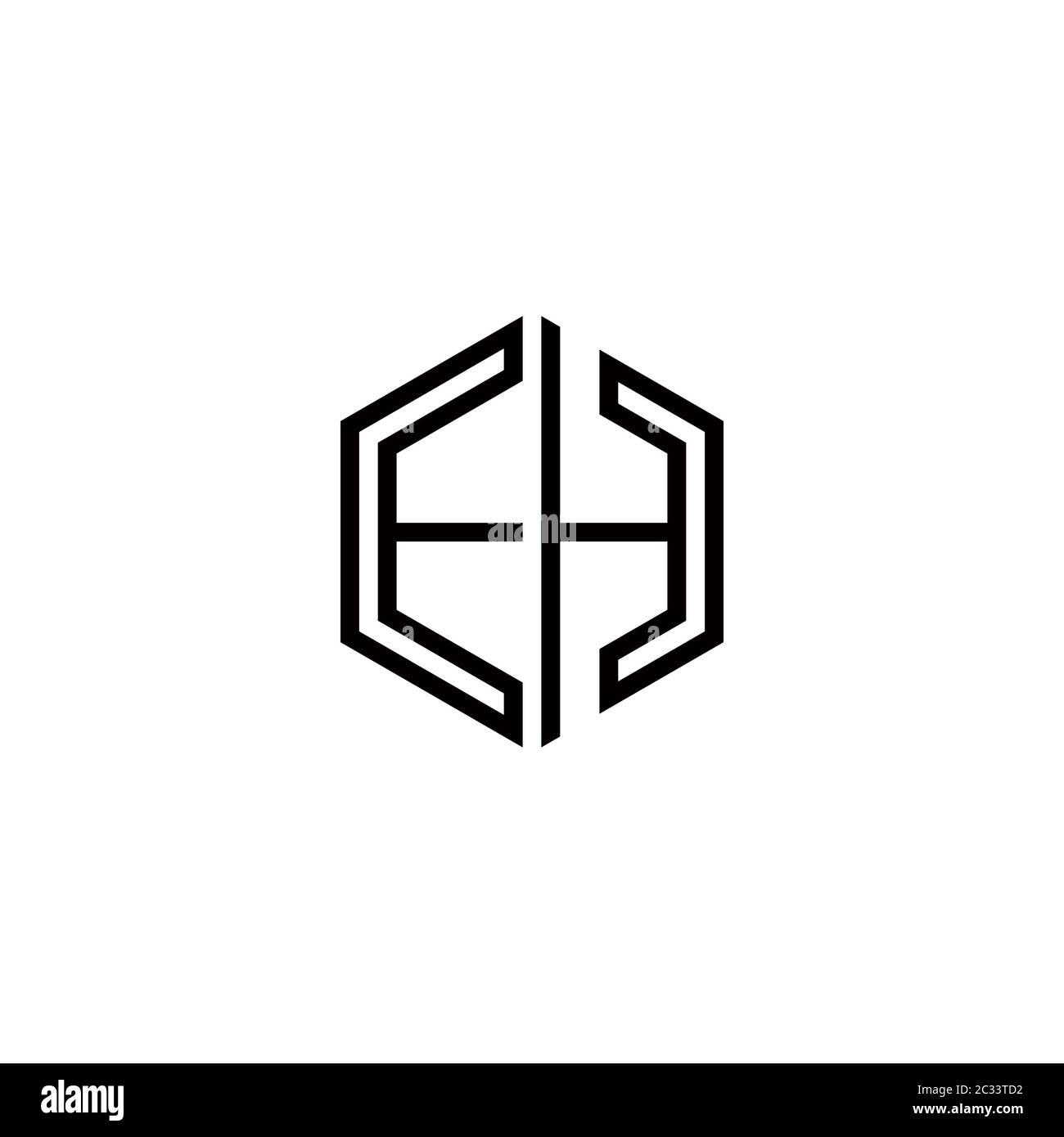 Eh logo vector vectors Stock Vector Images - Alamy