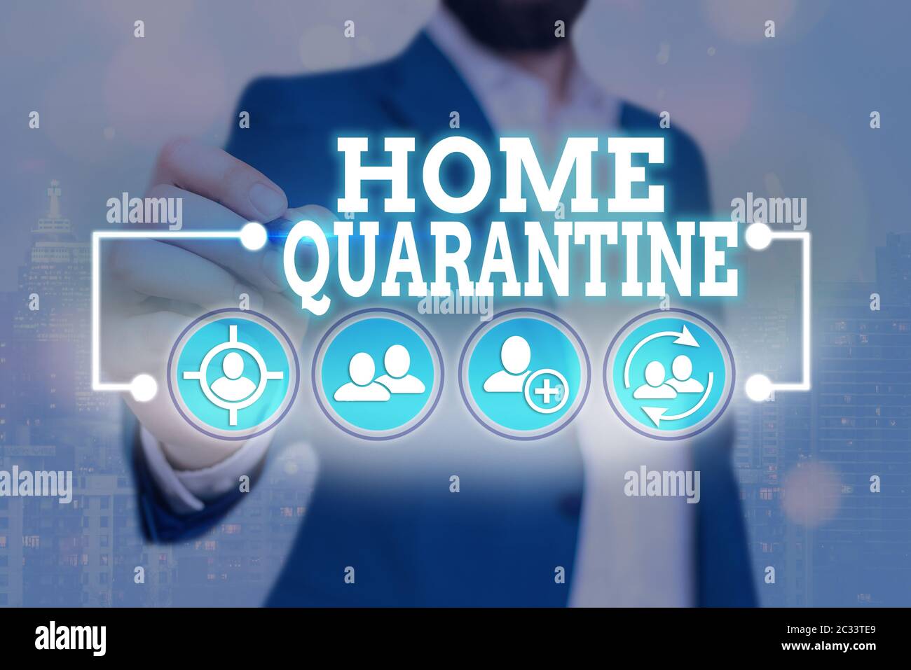 Word writing text Home Quarantine. Business photo showcasing ...