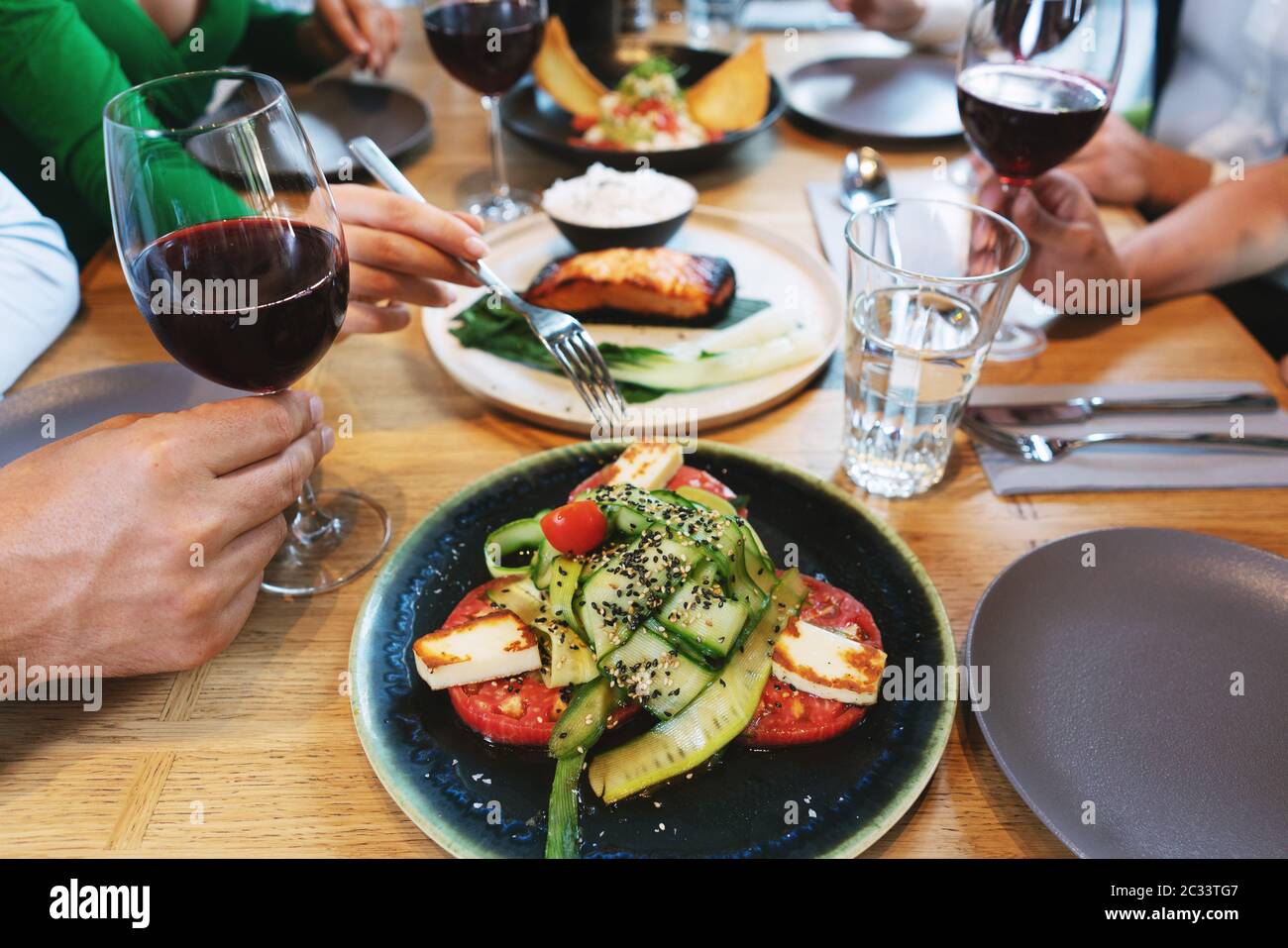 Lunch time in good restaurant hi-res stock photography and images - Alamy