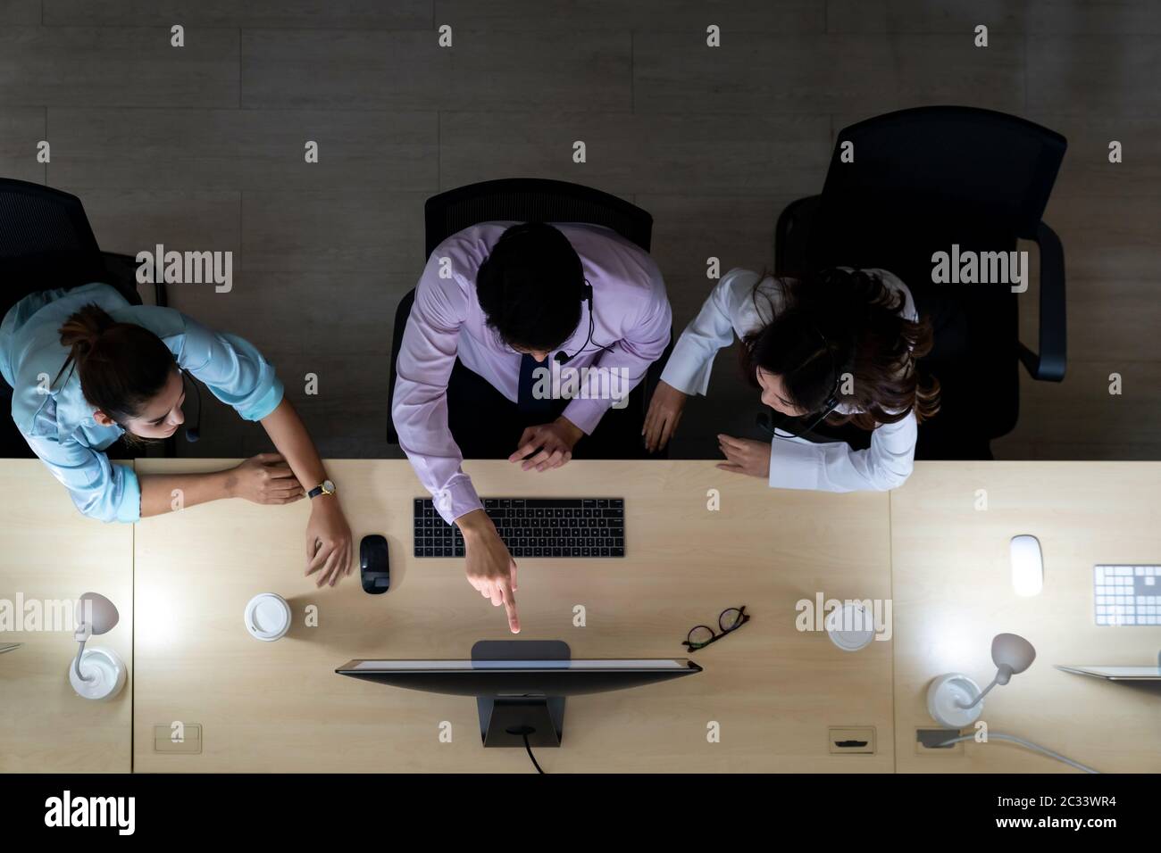 Working top view hi-res stock photography and images - Alamy