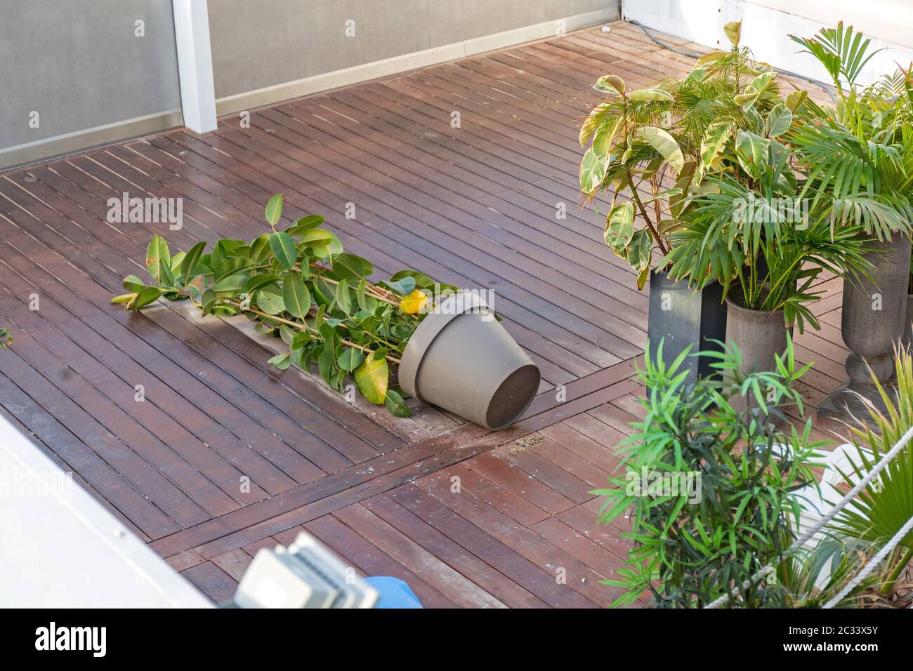 Damage tipped over hi-res stock photography and images - Alamy