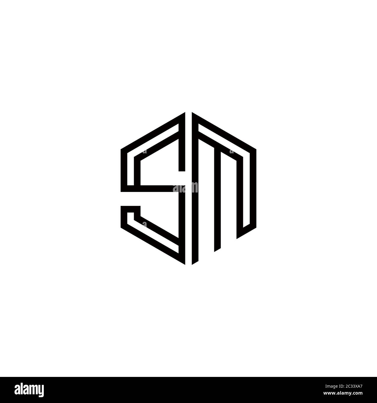 Sm Logo Vector Vectors High Resolution Stock Photography and Images - Alamy