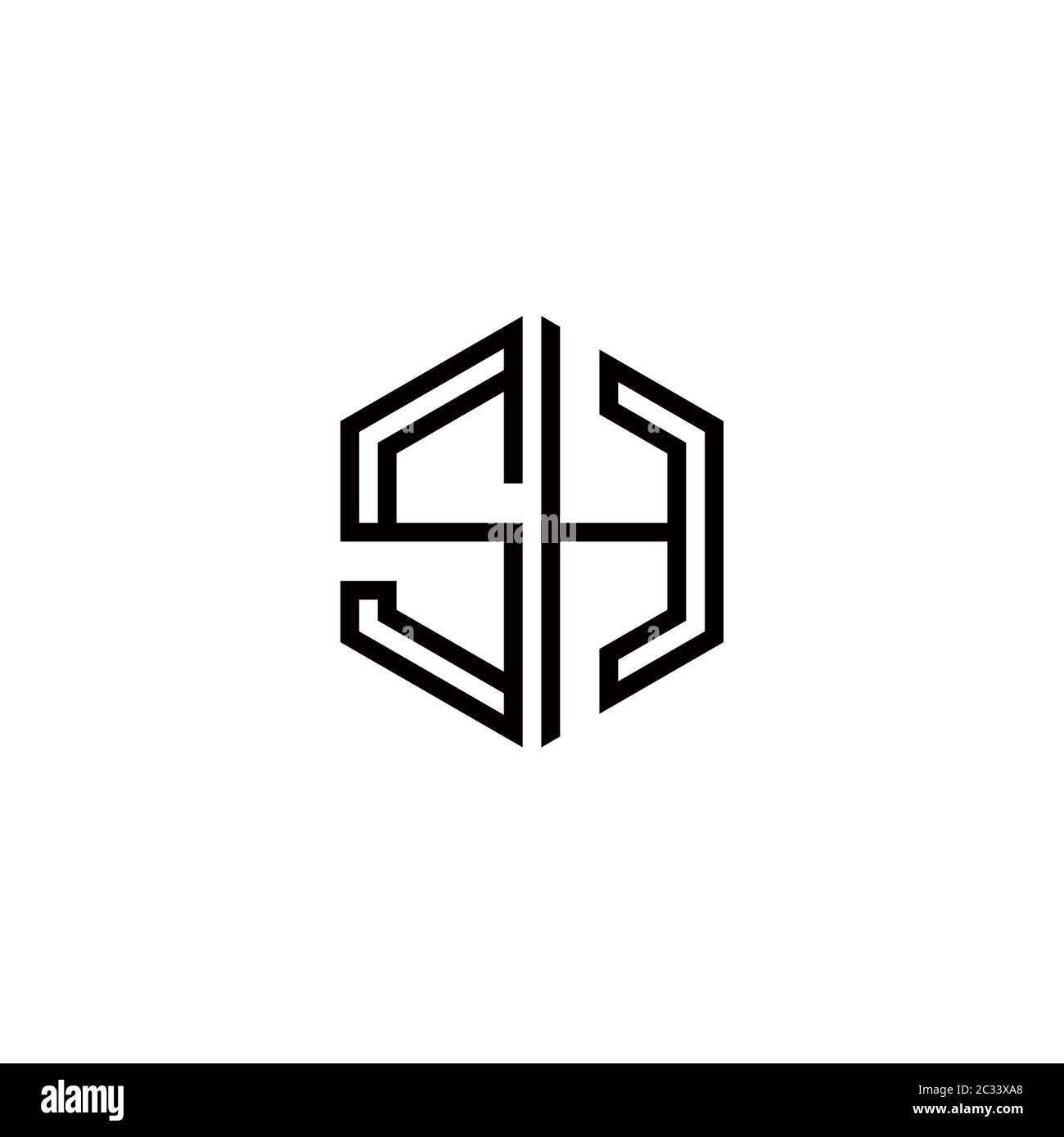 Sh logotype hi-res stock photography and images - Alamy