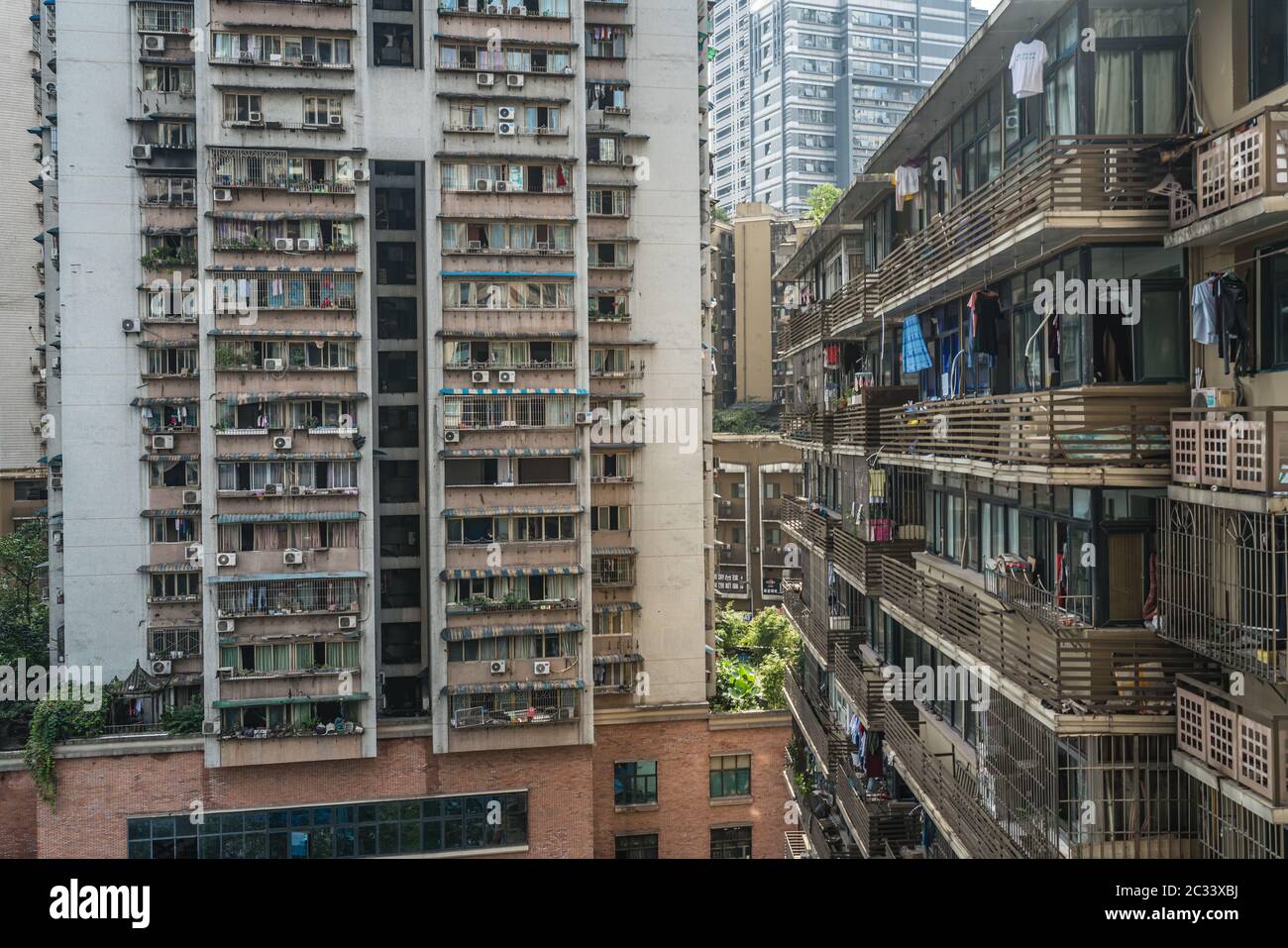 Residential buildings in Chongqing city Stock Photo - Alamy
