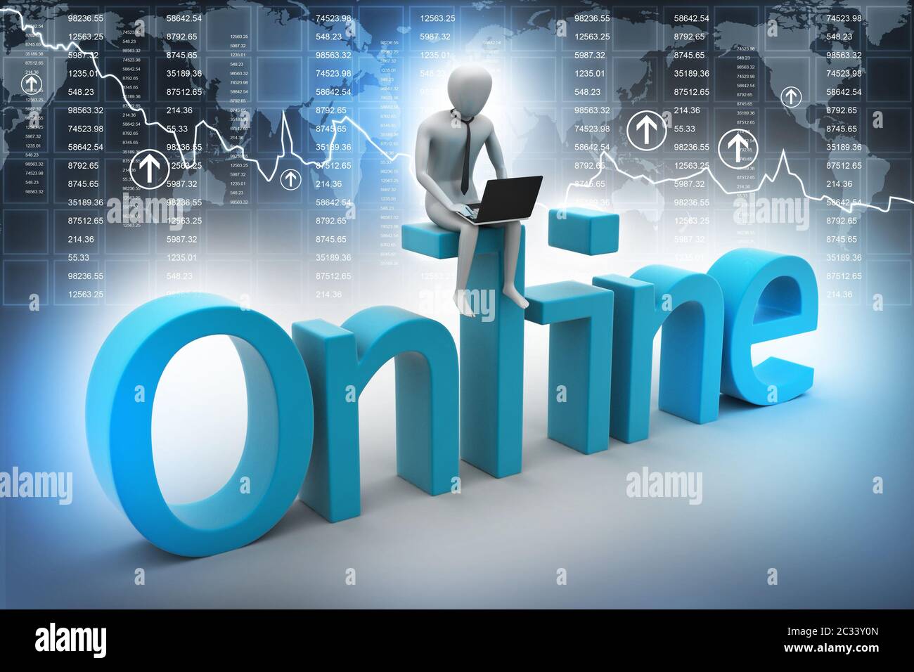 Online job concept Stock Photo - Alamy