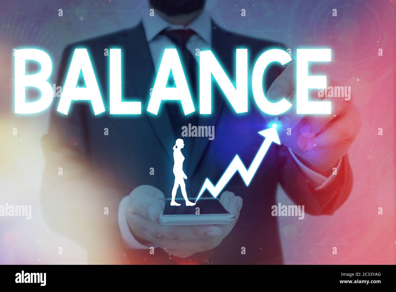 Handwriting text writing Balance. Conceptual photo condition in which ...