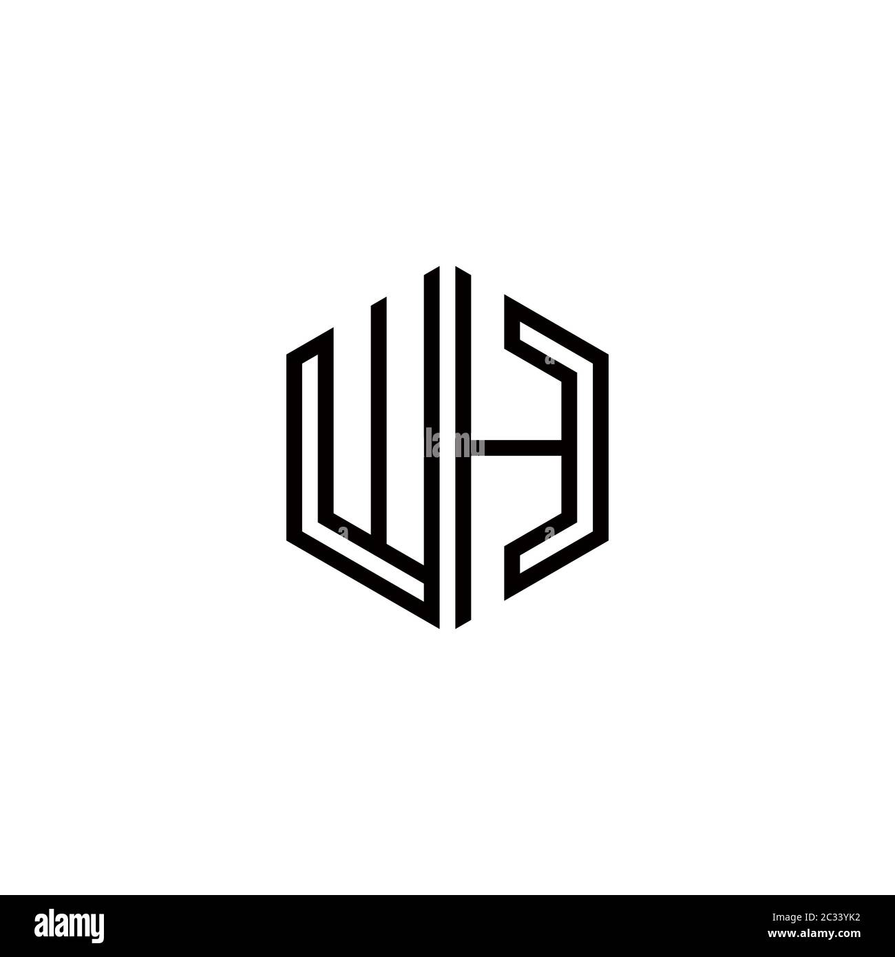 Letter wh vector vectors Stock Vector Images - Alamy