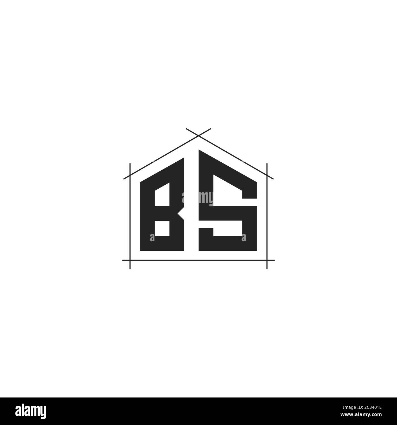 Initial letter bs hi-res stock photography and images - Alamy