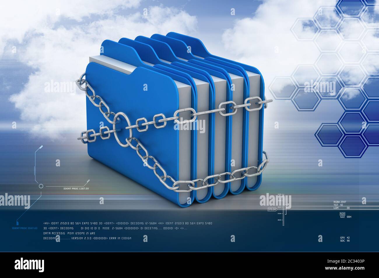 folder locked by chains Stock Photo - Alamy