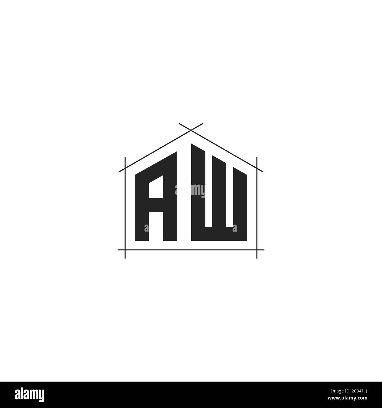 Aw alphabet hi-res stock photography and images - Alamy