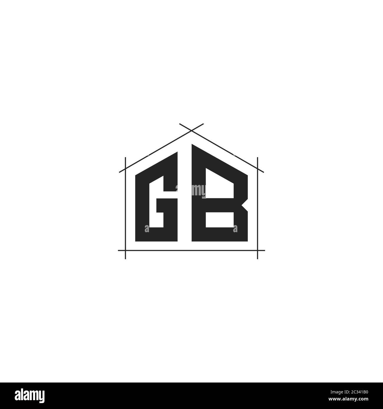Gb logo design vector vectors hi-res stock photography and images - Alamy