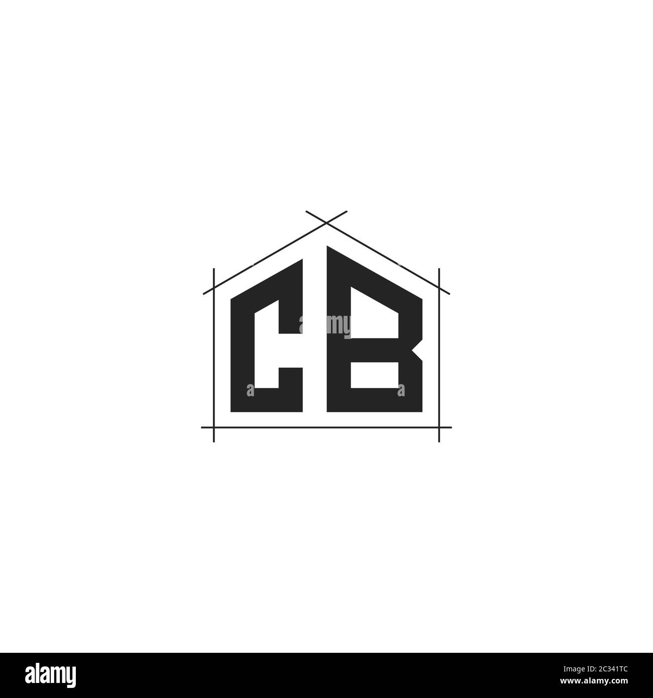 Cb initial logo hi-res stock photography and images - Alamy