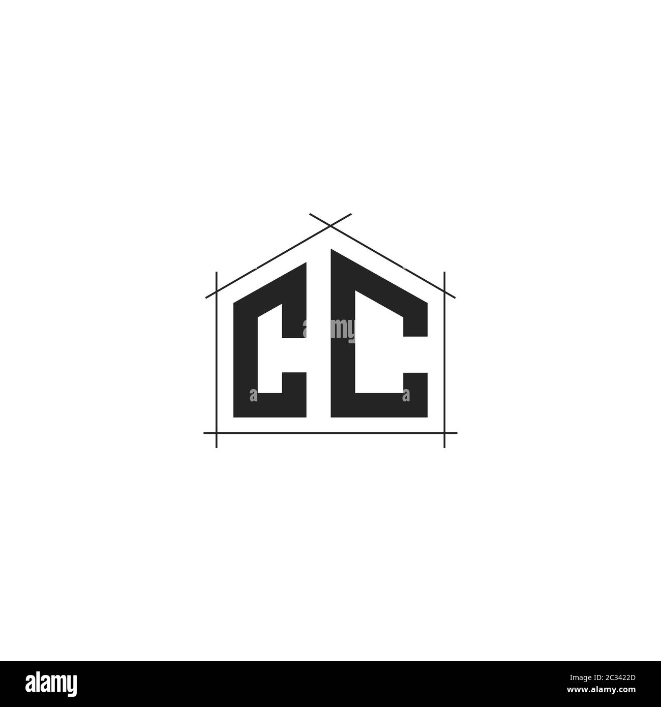 Letter cc vector vectors Cut Out Stock Images & Pictures - Alamy