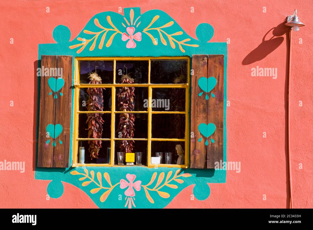 Window in Taos,New Mexico,USA Stock Photo - Alamy