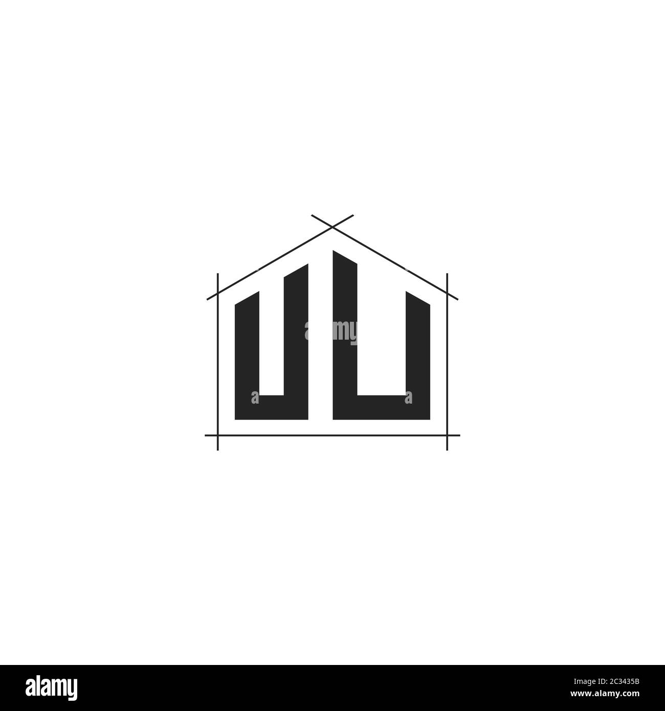 Letter uu vector vectors hi-res stock photography and images - Alamy
