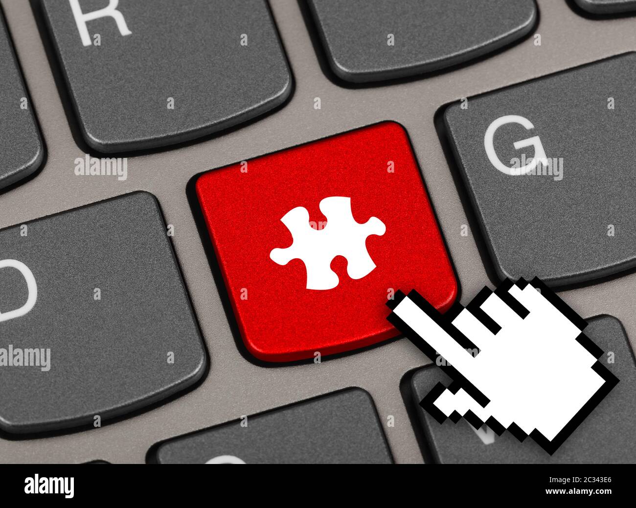 Computer puzzle hi-res stock photography and images - Alamy