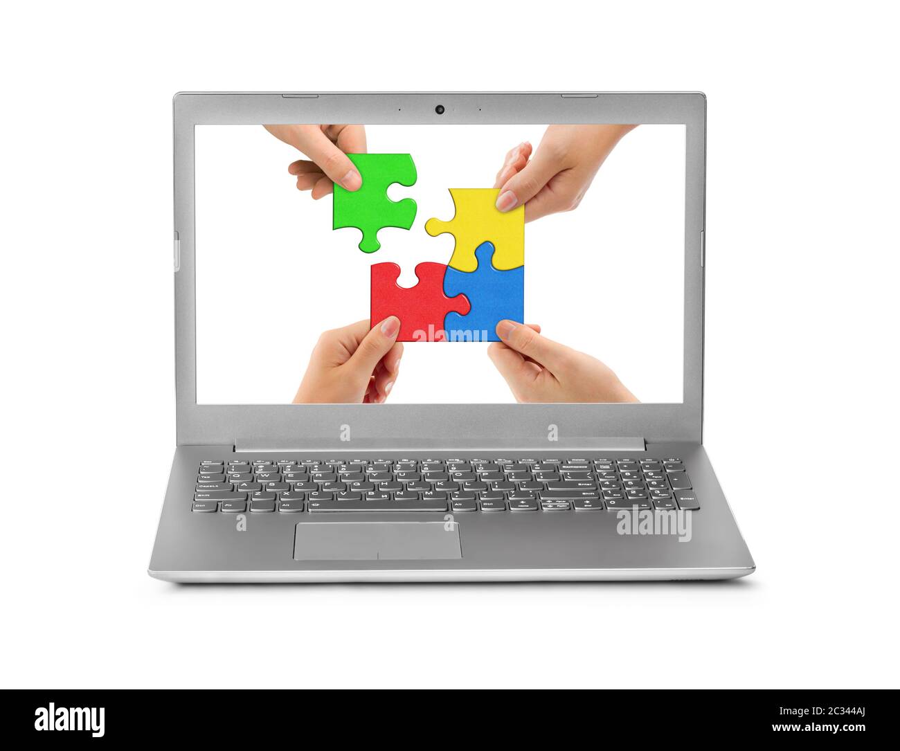 Hands computer hi-res stock photography and images - Alamy
