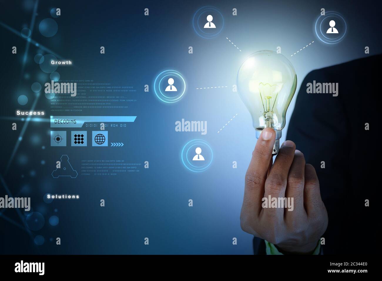 electricity and energy concept Stock Photo - Alamy