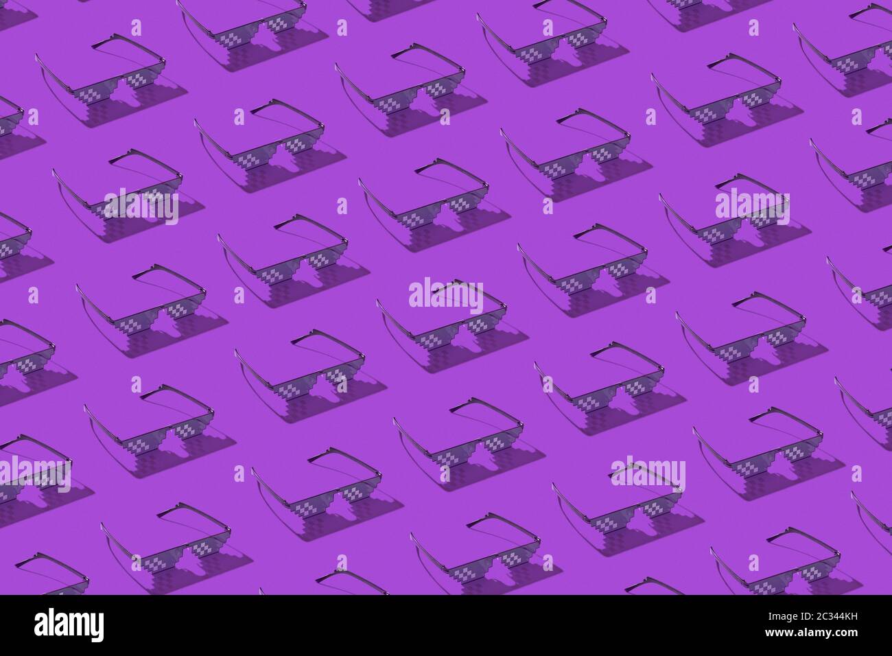 Diagonal pattern from computer pixel glasses Stock Photo - Alamy