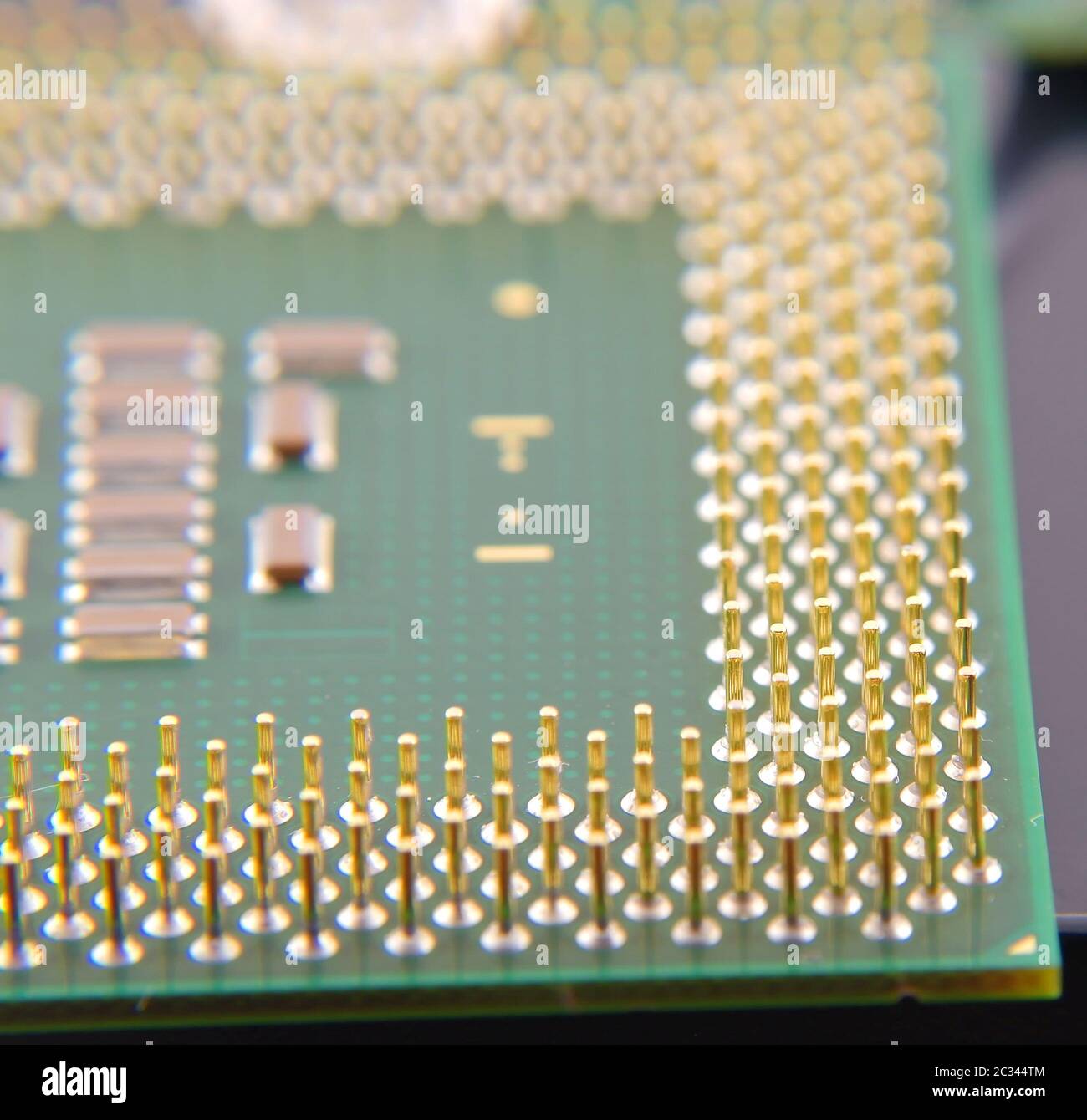 Microprocessor for computer, shallow DOF Stock Photo - Alamy